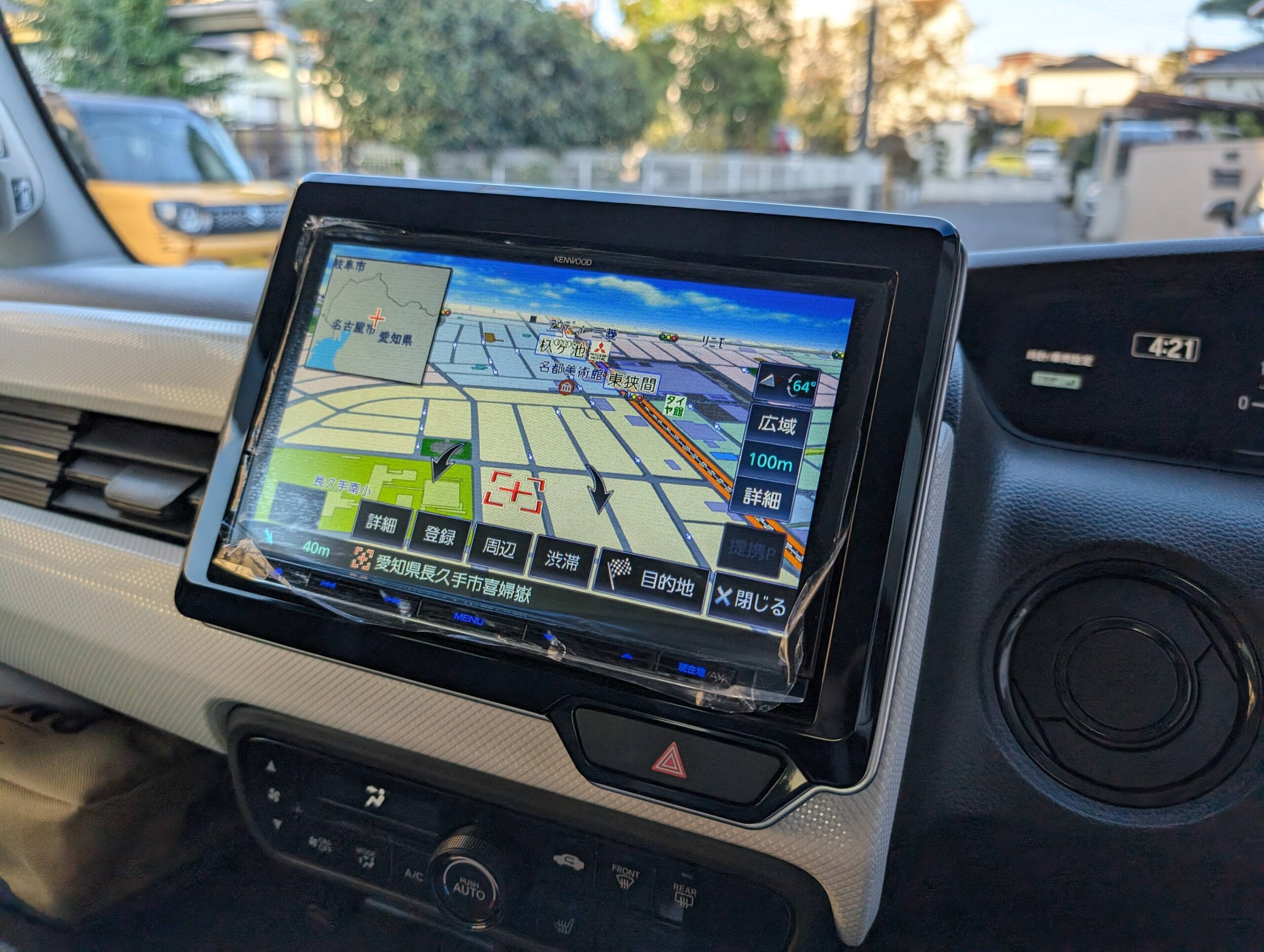 NBOX 8インチナビ＋ドライブレコーダー取り付け 愛知県